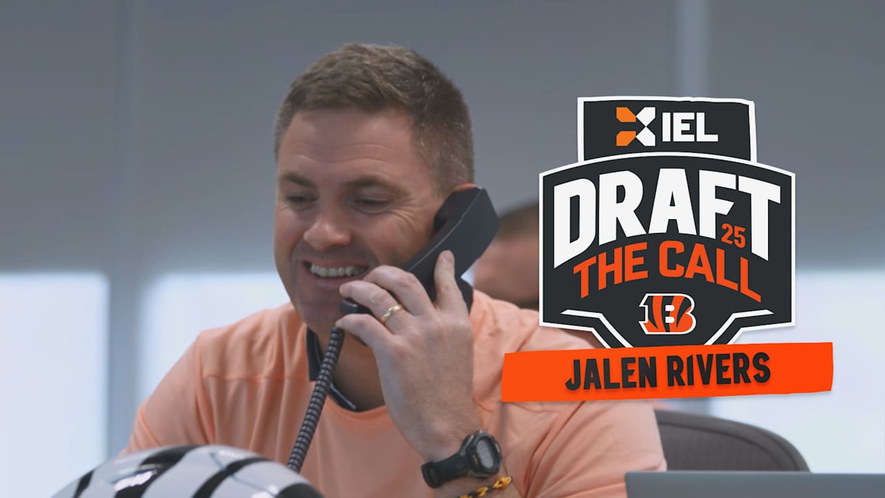 Bengals Round 5 Draft Pick Jalen Rivers Receives THE CALL | NFL DRAFT VIDEO
