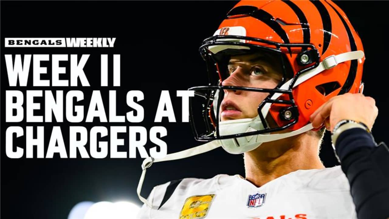 Bengals Weekly Game Preview Week 11 Los Angeles Chargers