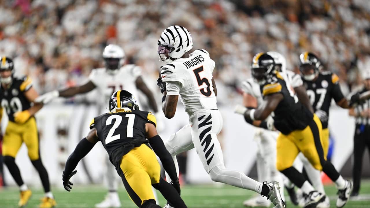 Tee-D Higgins notches his third touchdown of the year with a 29-yard ...