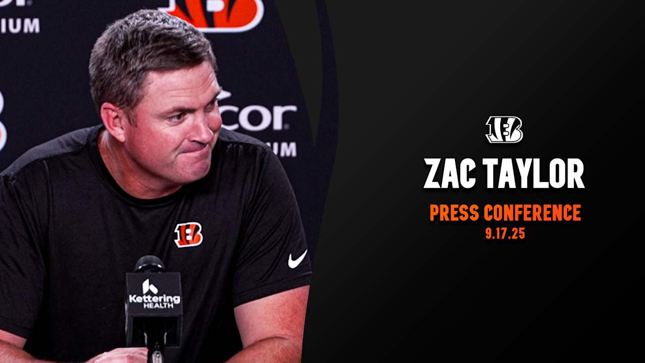 Zac Taylor: "Our Focus Is Being 3-0" | PRESS CONFERENCE