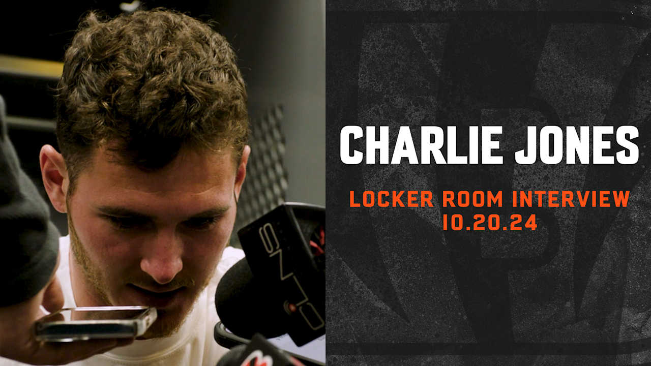 Charlie Jones Week 7 Postgame Locker Room Interview