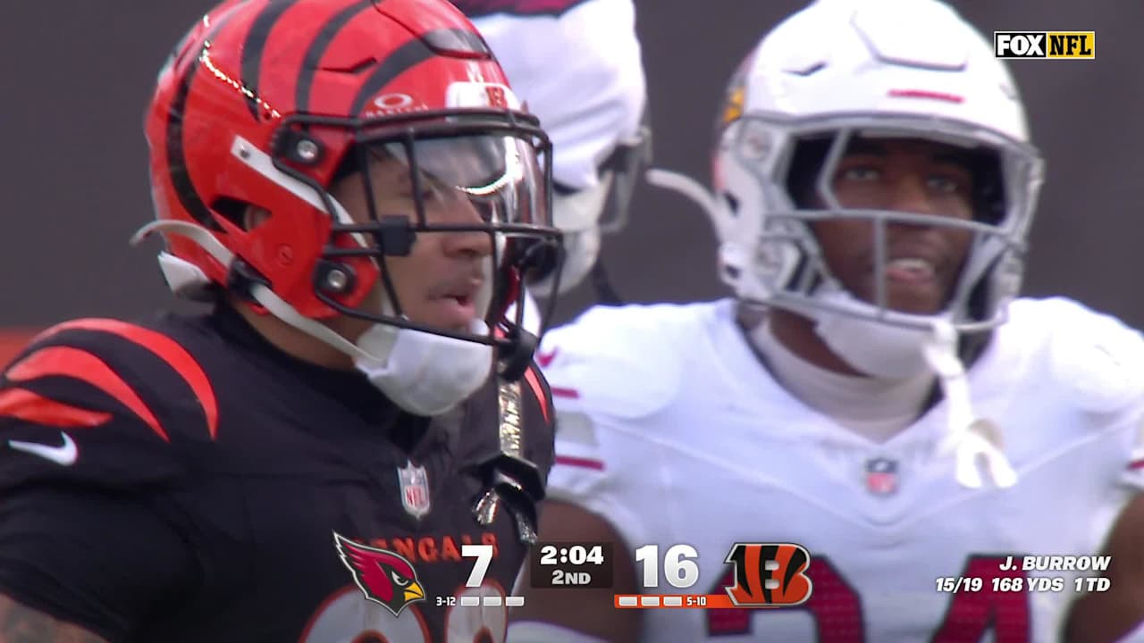 Chase Brown knifes through the Arizona defense for 25-yard gain | 2025 ...