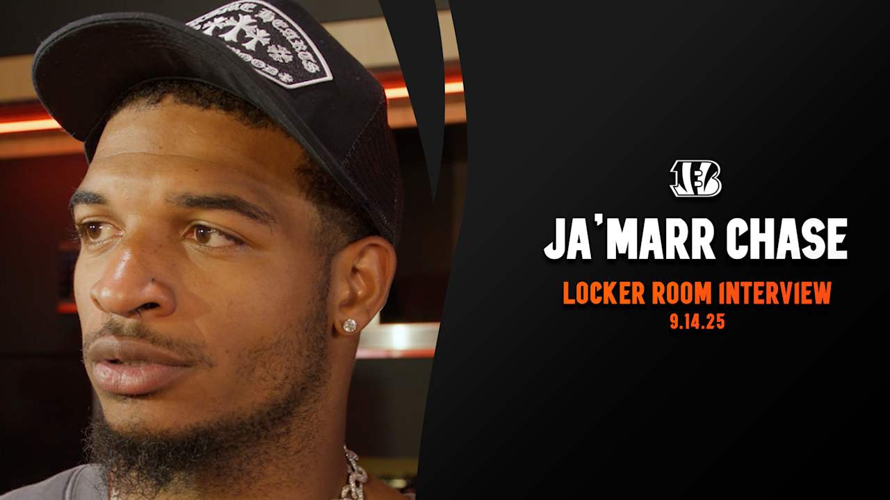 Ja'Marr Chase Week 2 Postgame | LOCKER ROOM INTERVIEW