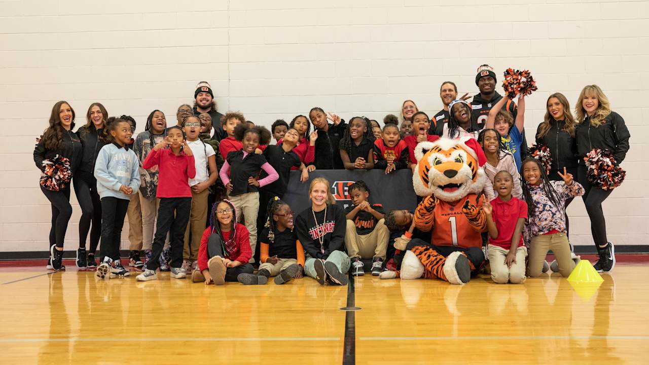 Bengals Play60 Event at Evanston Academy Presented By CareSource | 2024 ...