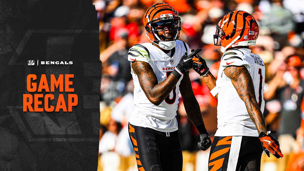 Bengals at Browns Postgame Recap | Stats, Notes and Quotes