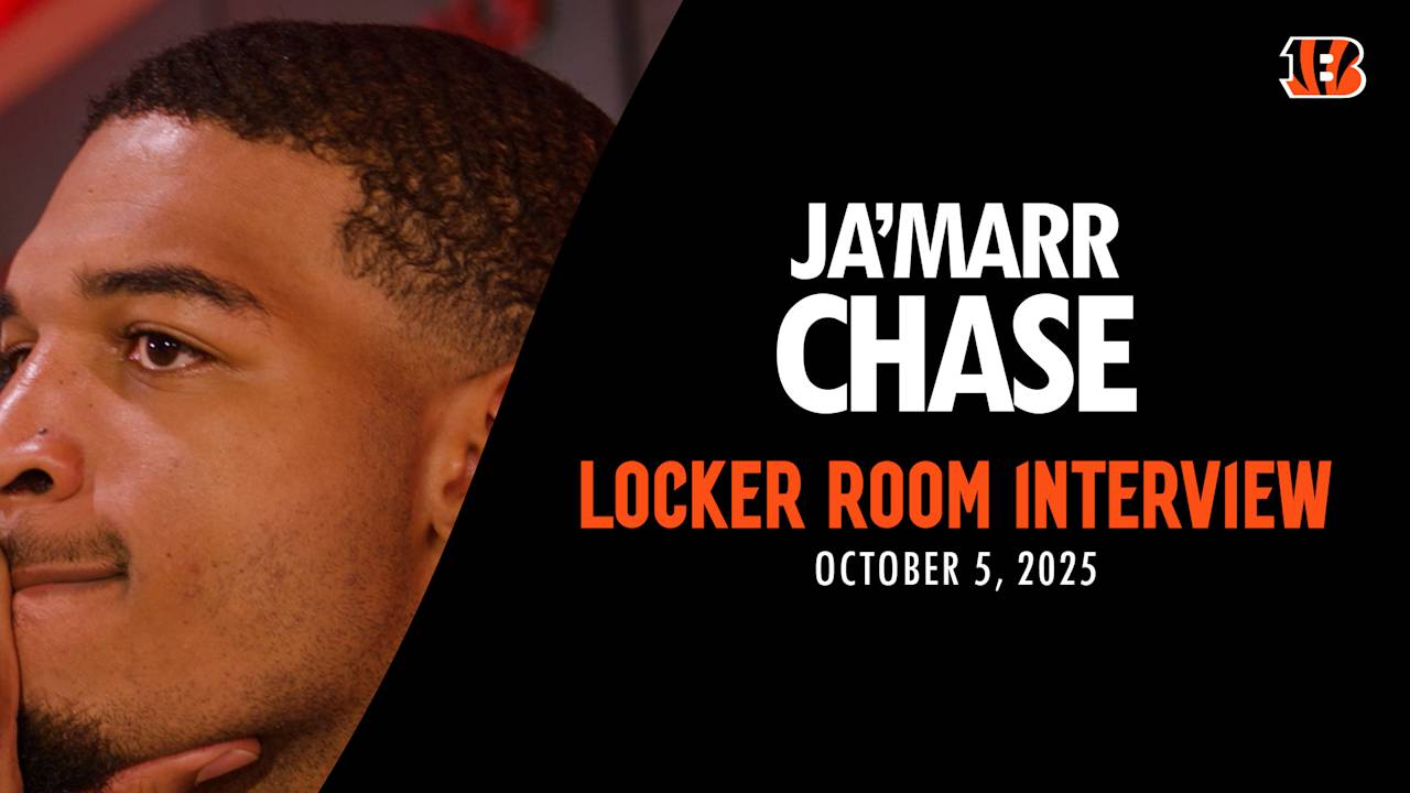 Ja'Marr Chase Week 5 Postgame | LOCKER ROOM INTERVIEW