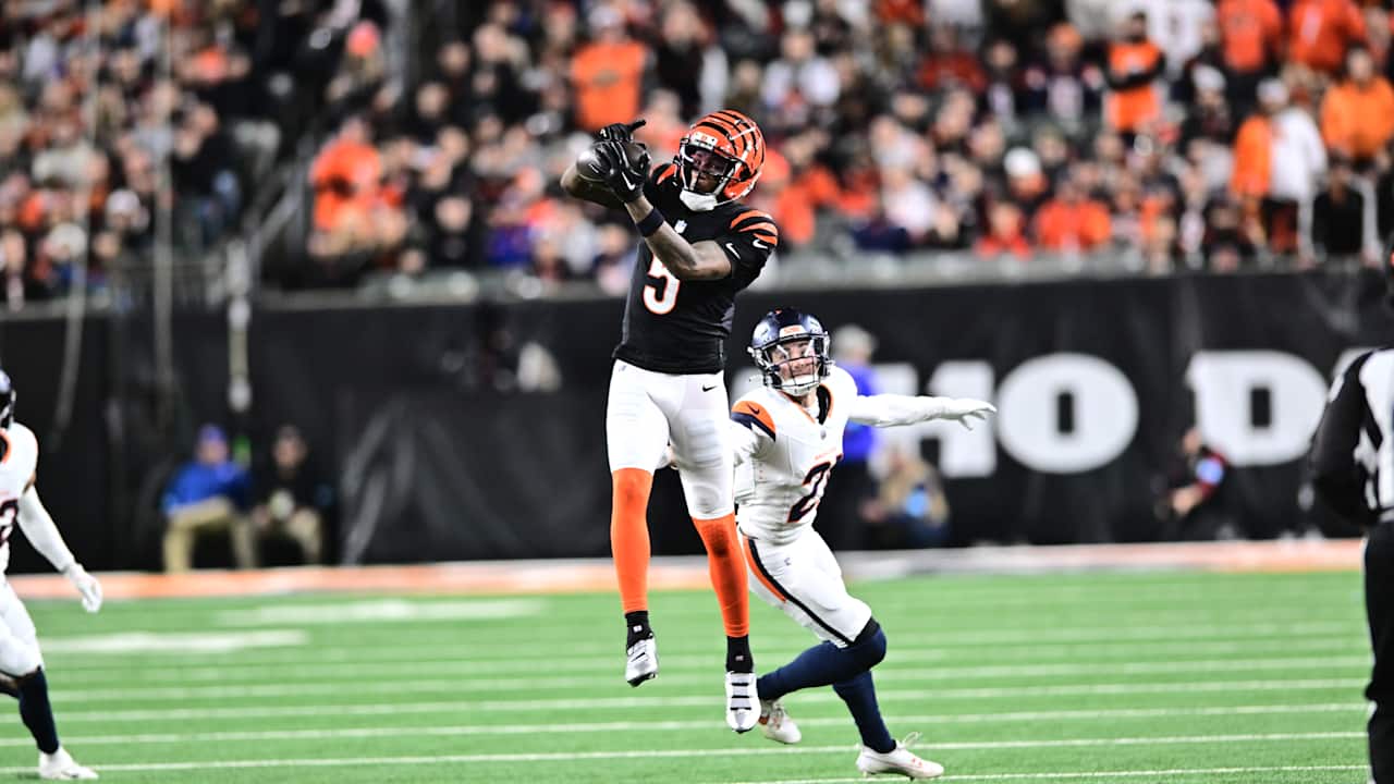 Tee Higgins' best catches from 3-TD, 131-yard game | Week 17 | 2024 ...