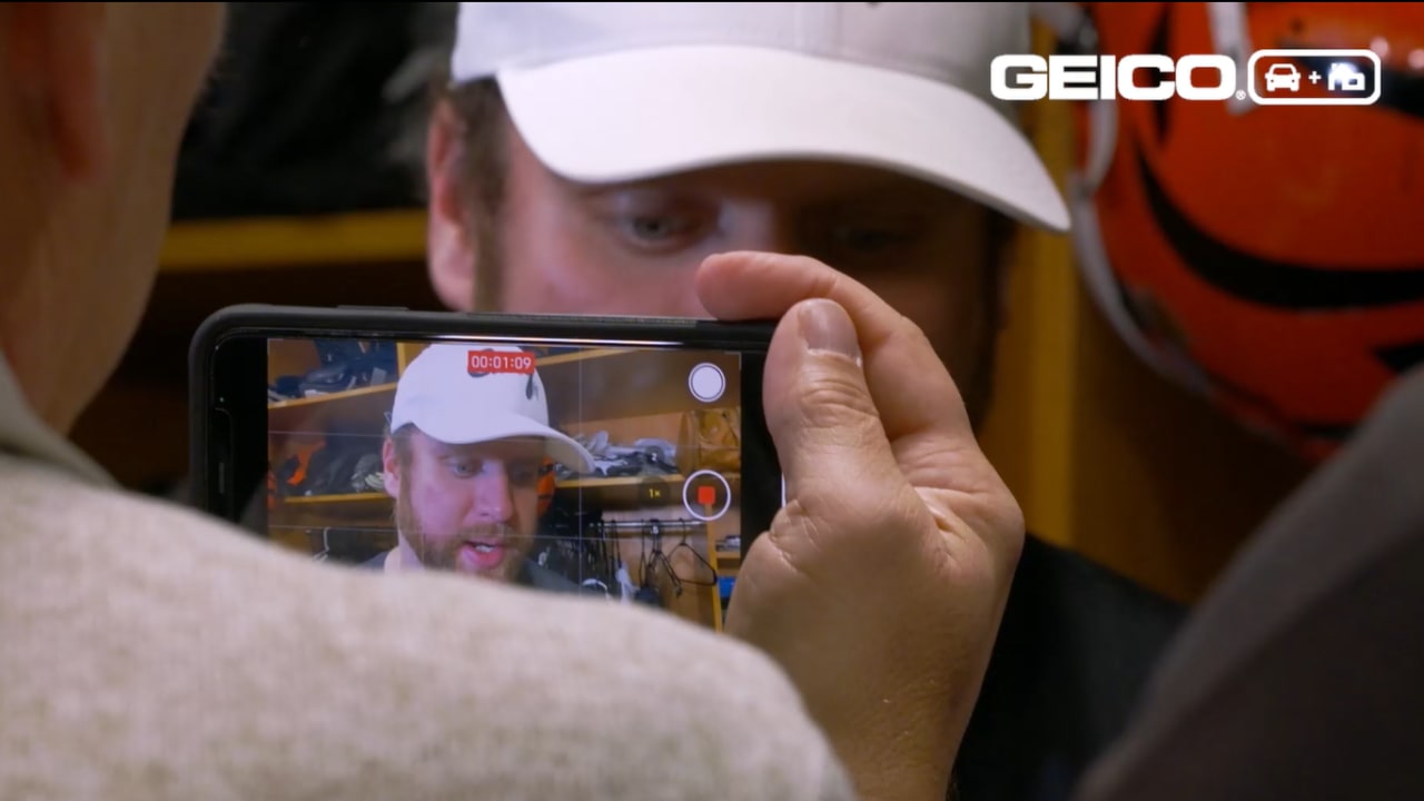 "This Is Gonna Be A Big Sunday Afternoon" | GEICO Locker Room Interview