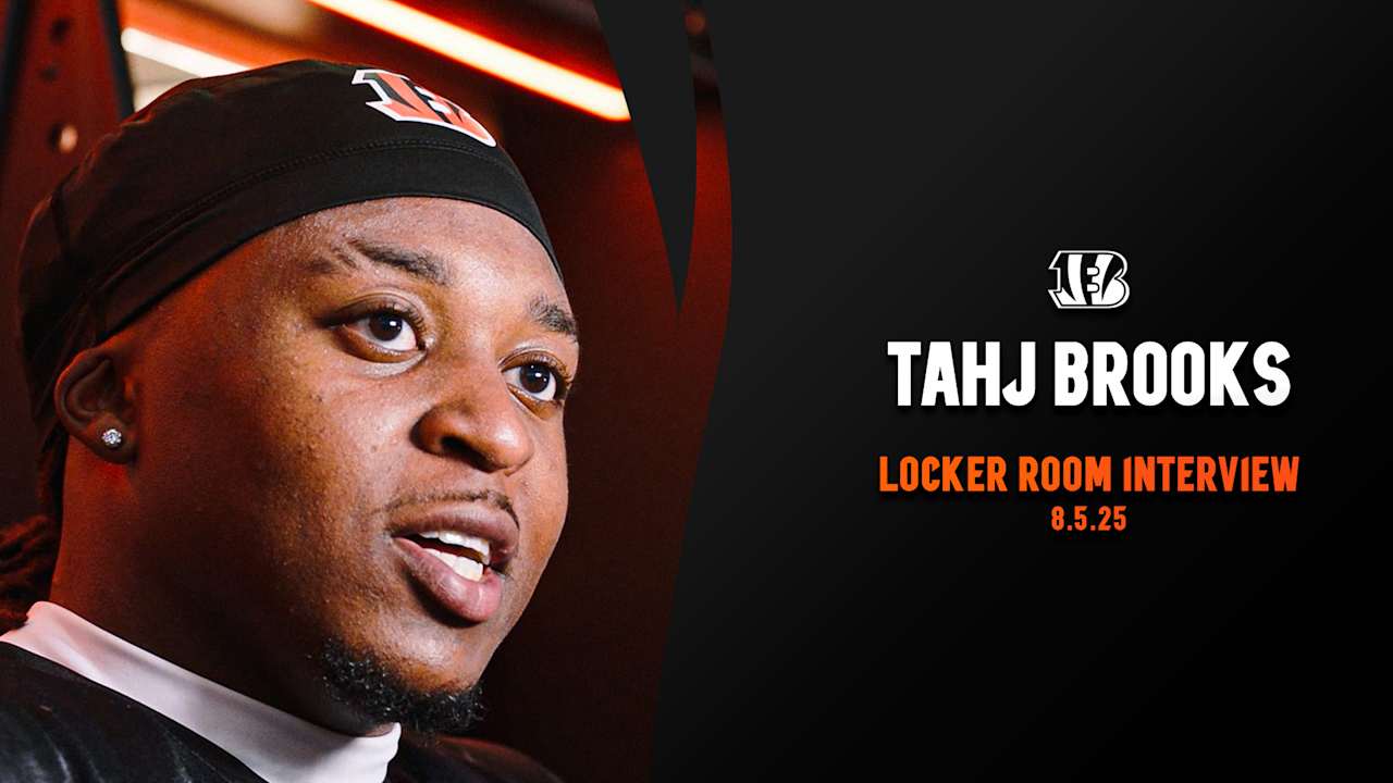 Tahj Brooks Training Camp August 5 | LOCKER ROOM INTERVIEW