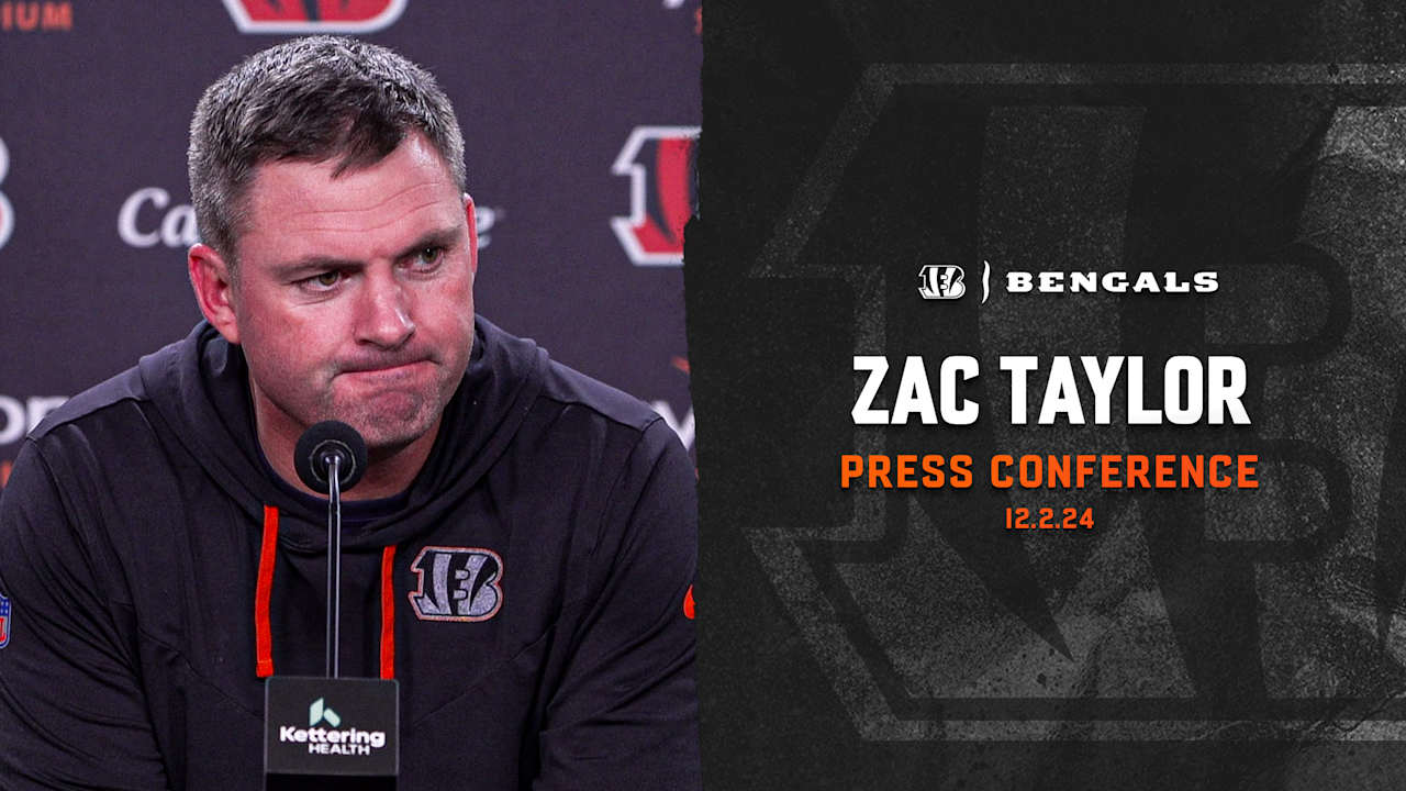Zac Taylor PRESS CONFERENCE: "We Have To Put Our Best Foot Forward On Monday Night Football"