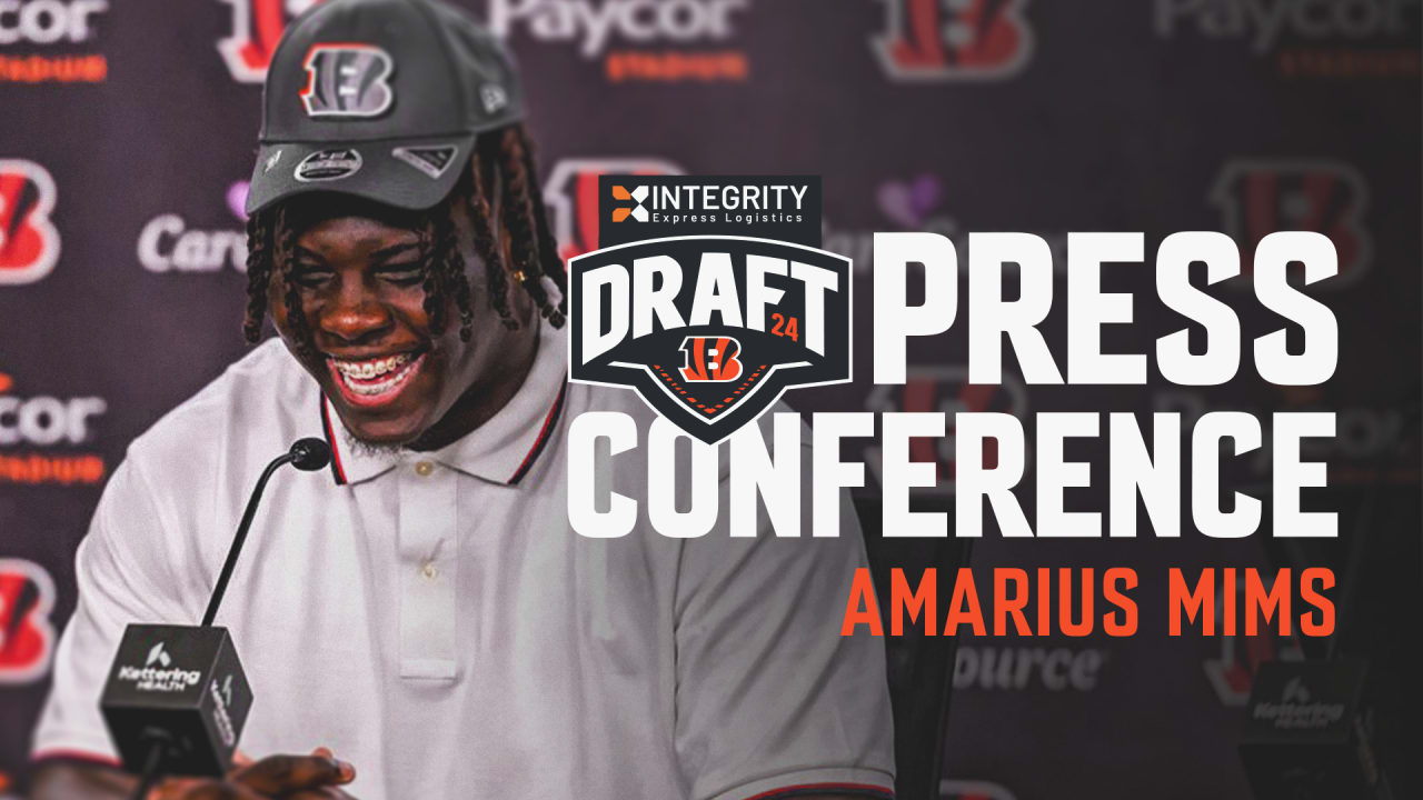 Amarius Mims Press Conference - 04/26/24