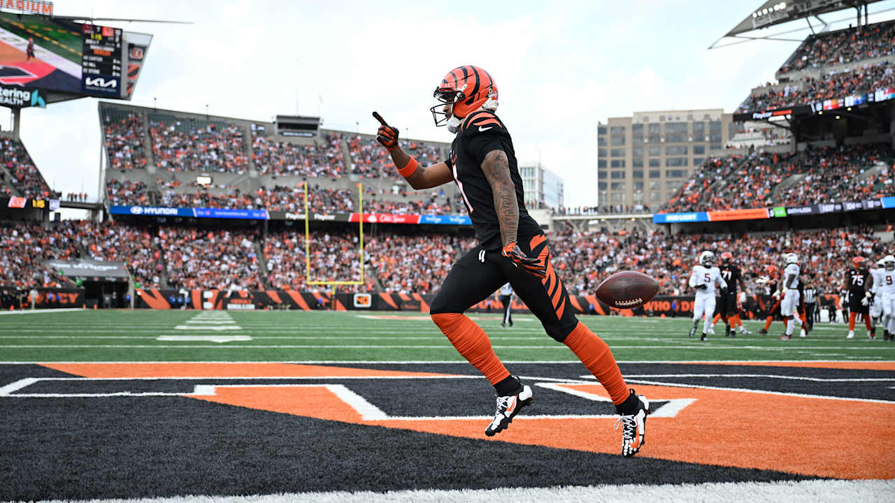 Burrow to Chase! Cincinnati's star duo connects for second touchdown of ...