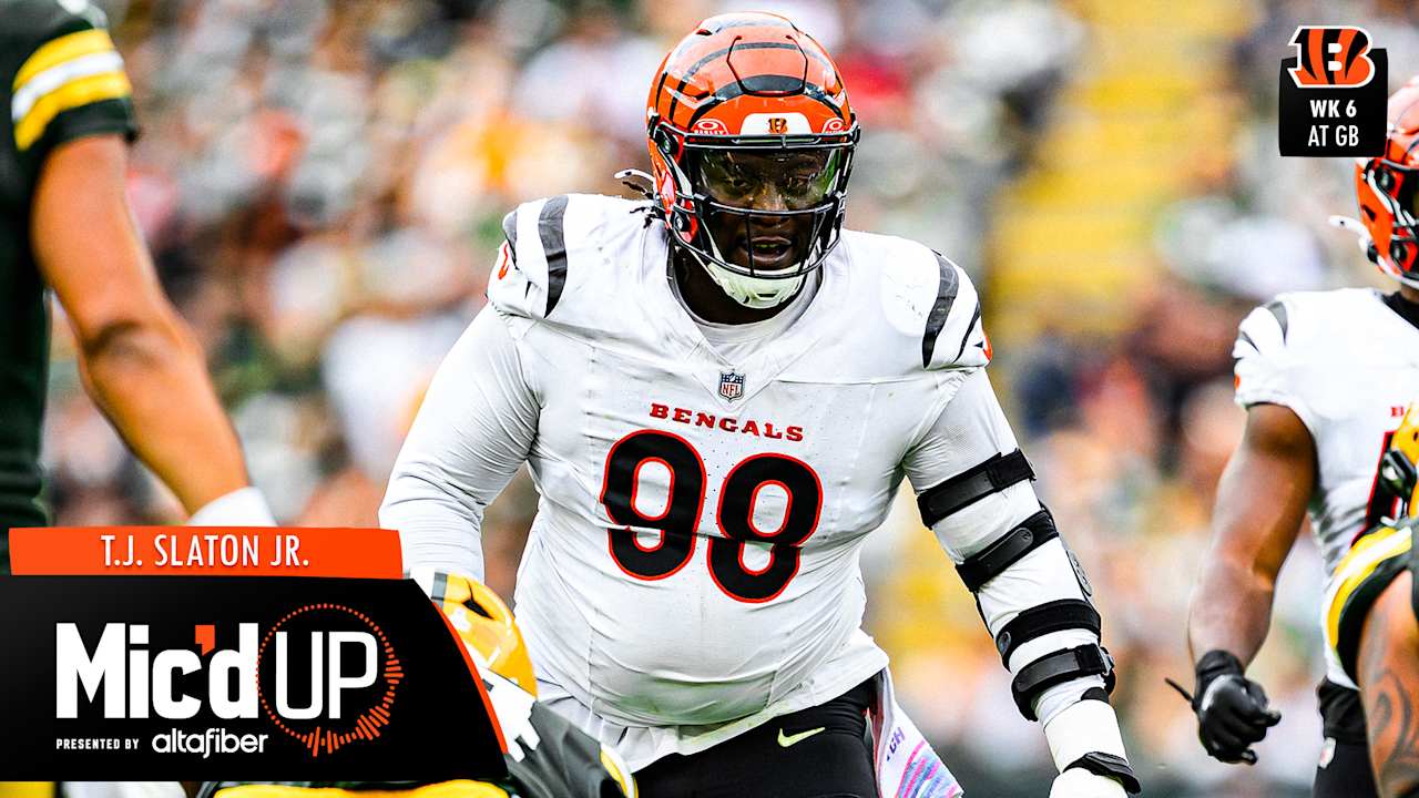 T.J. Slaton Jr. Mic'd Up for Week 6 against Packers | SOUNDS OF THE GAME