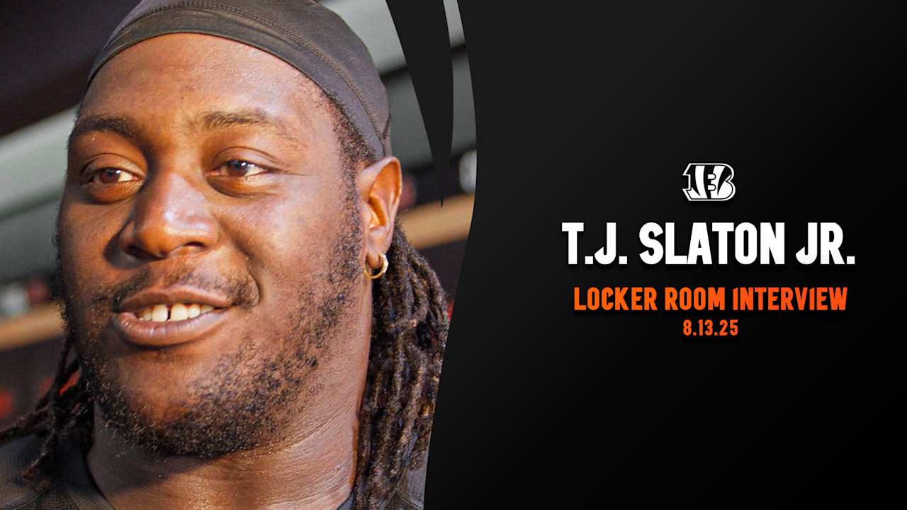T.J. Slaton Jr. Training Camp August 13 | LOCKER ROOM INTERVIEW