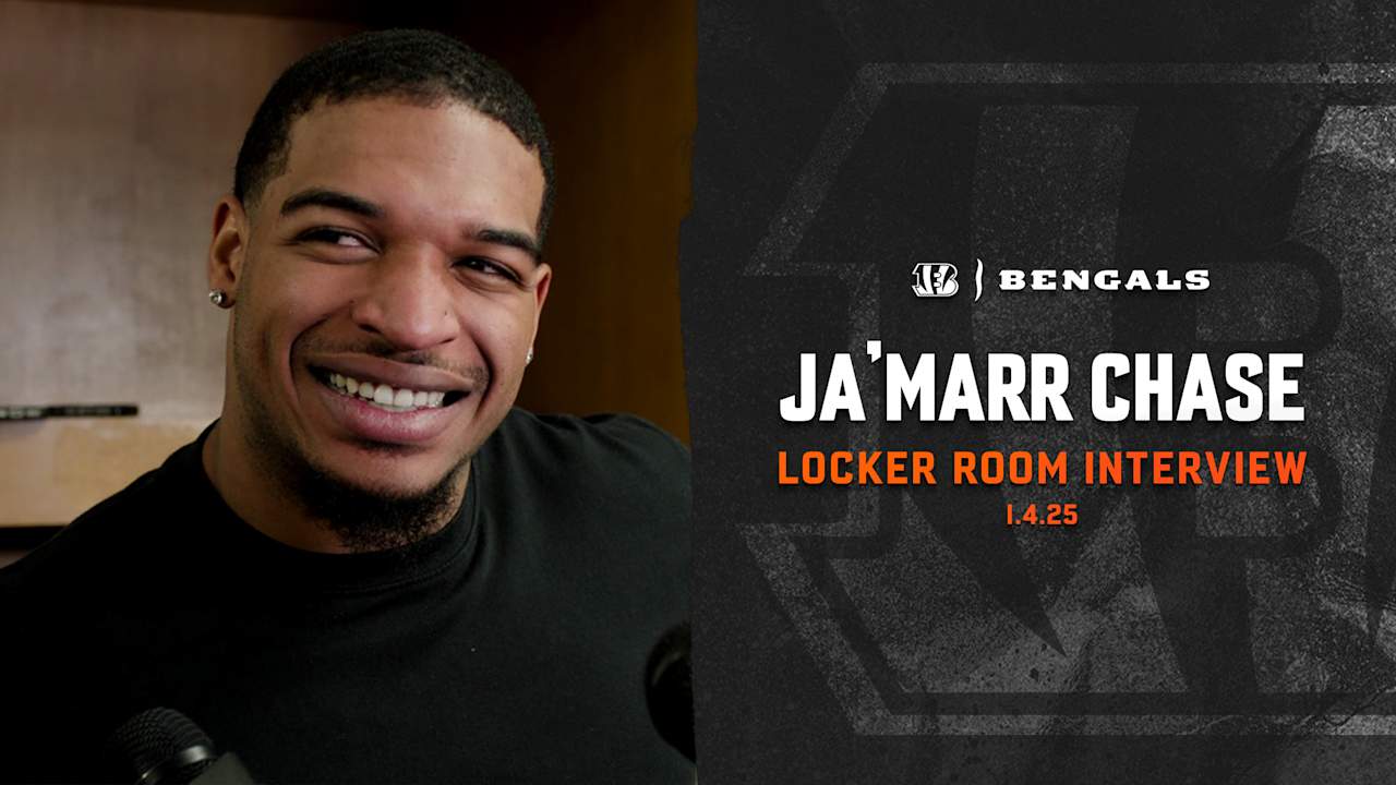 Ja'Marr Chase LOCKER ROOM INTERVIEW: "Just Have To Let The Dice Roll"