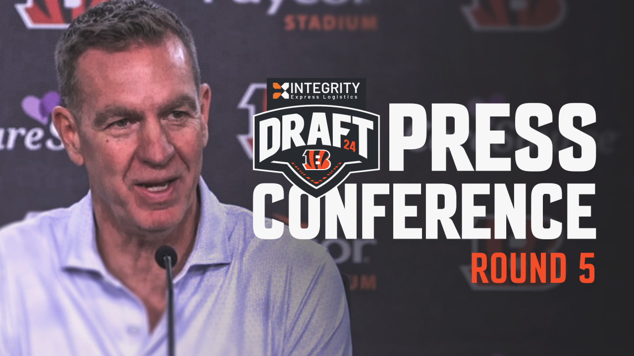 Cincinnati Bengals Round 5 Draft Press Conference with Lou Anarumo | April 27, 2024