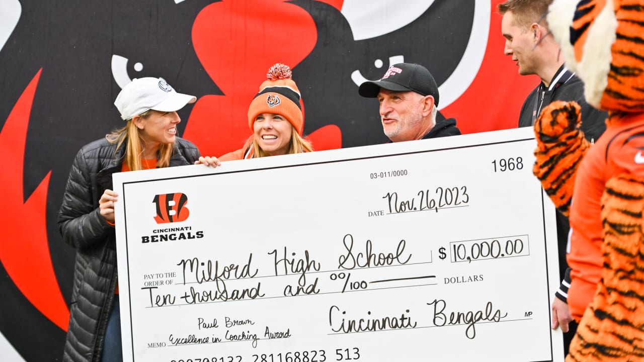 Tom Grippa of Milford High School Wins Paul Brown Coaching Award