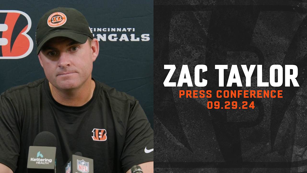 Zac Taylor: Week 4 Postgame Press Conference: "It's Good to Get a Win"