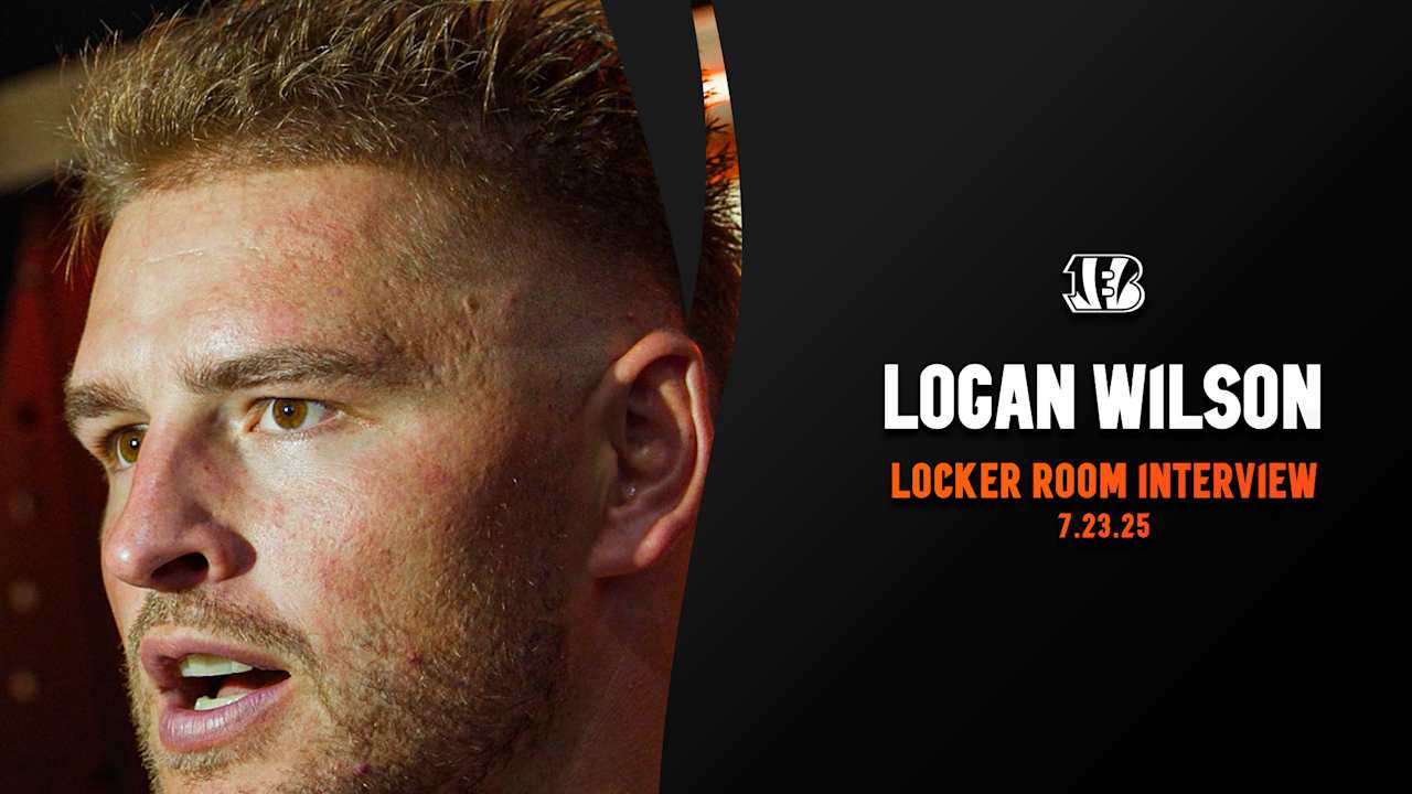 Logan Wilson Speaks to Media after Day 1 of Training Camp | LOCKER ROOM ...