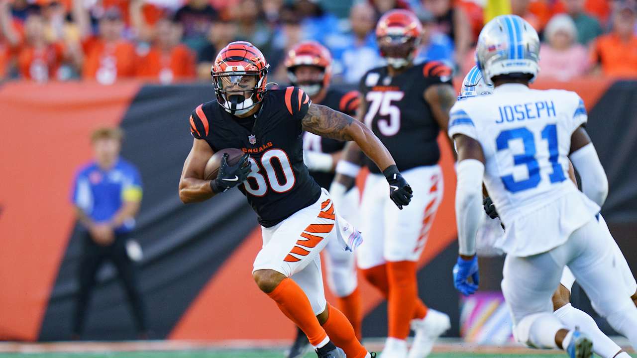 Andrei Iosivas Mosses a Lion to Snag Browning's 30-Yard Loft | 2025 ...