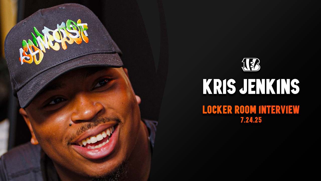 Kris Jenkins Speaks to Media after Day 2 of Training Camp | LOCKER ROOM INTERVIEW