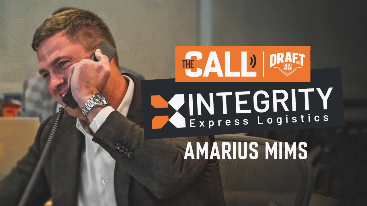 Bengals Round 1 Draft Pick Amarius Mims Receives THE CALL