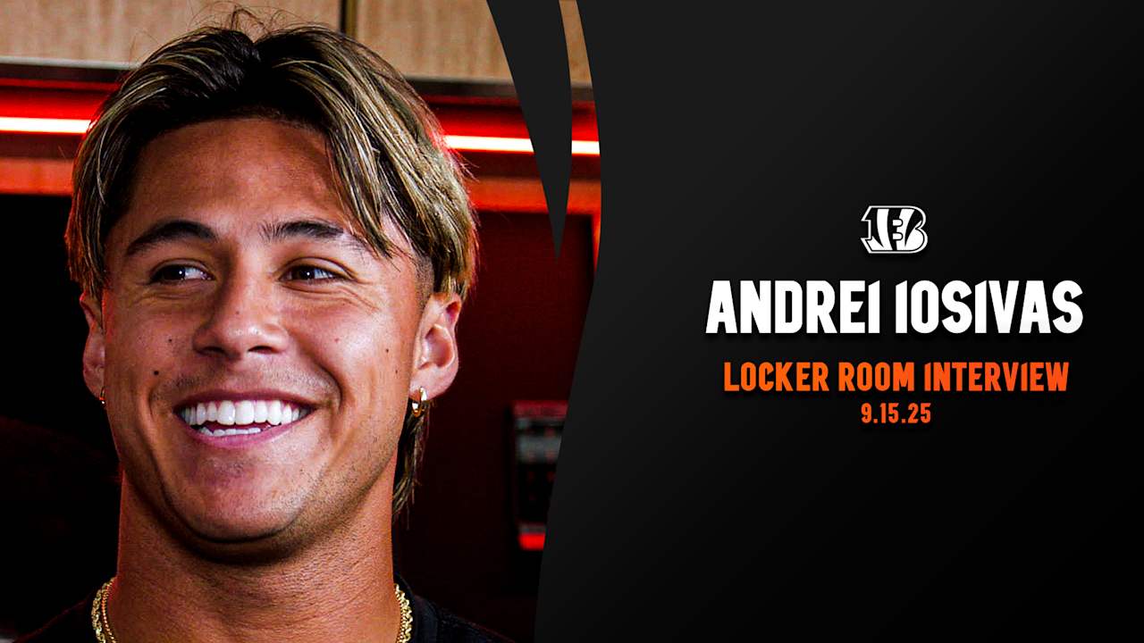 Andrei Iosivas September 15 | LOCKER ROOM INTERVIEW