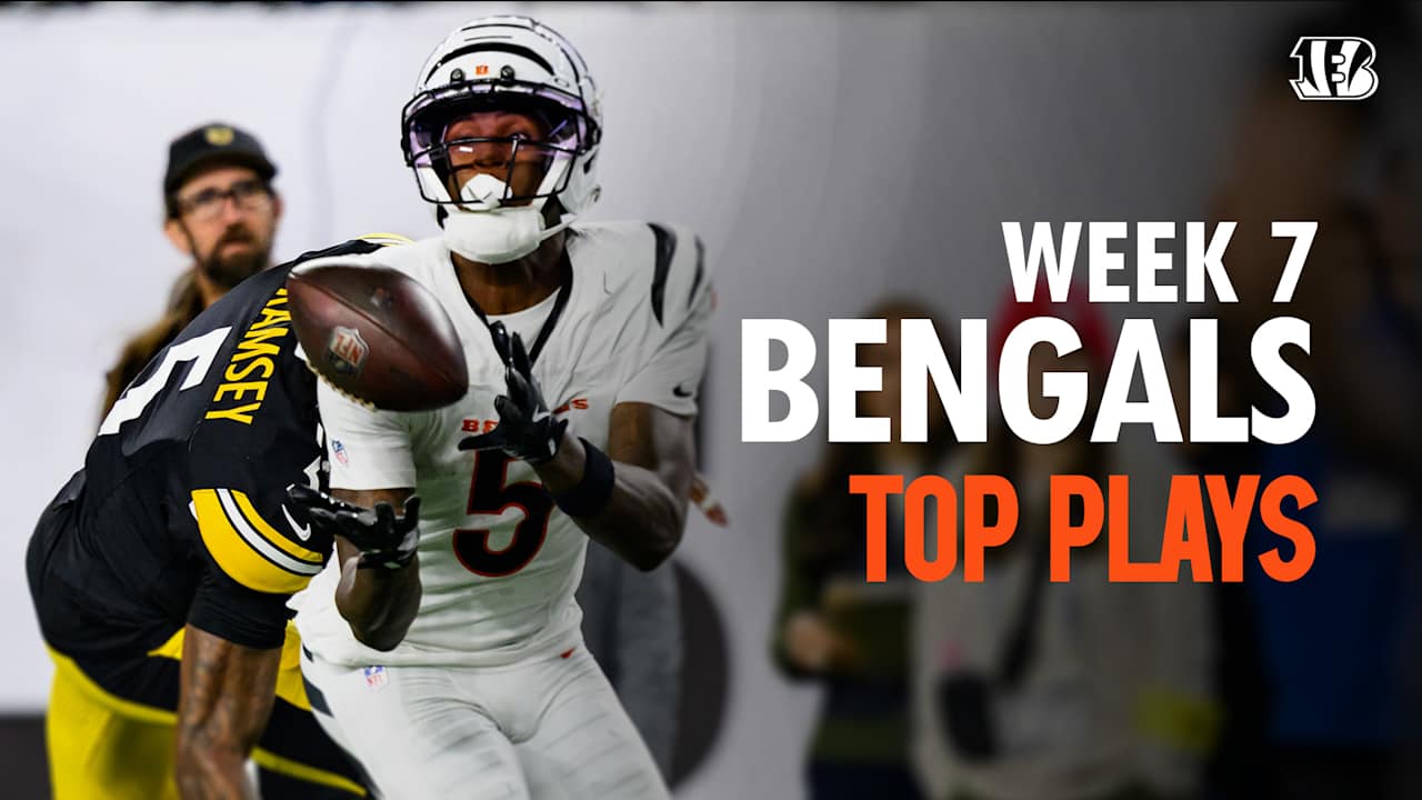 Bengals' Top Plays vs. Steelers Week 7 | 2025 HIGHLIGHTS