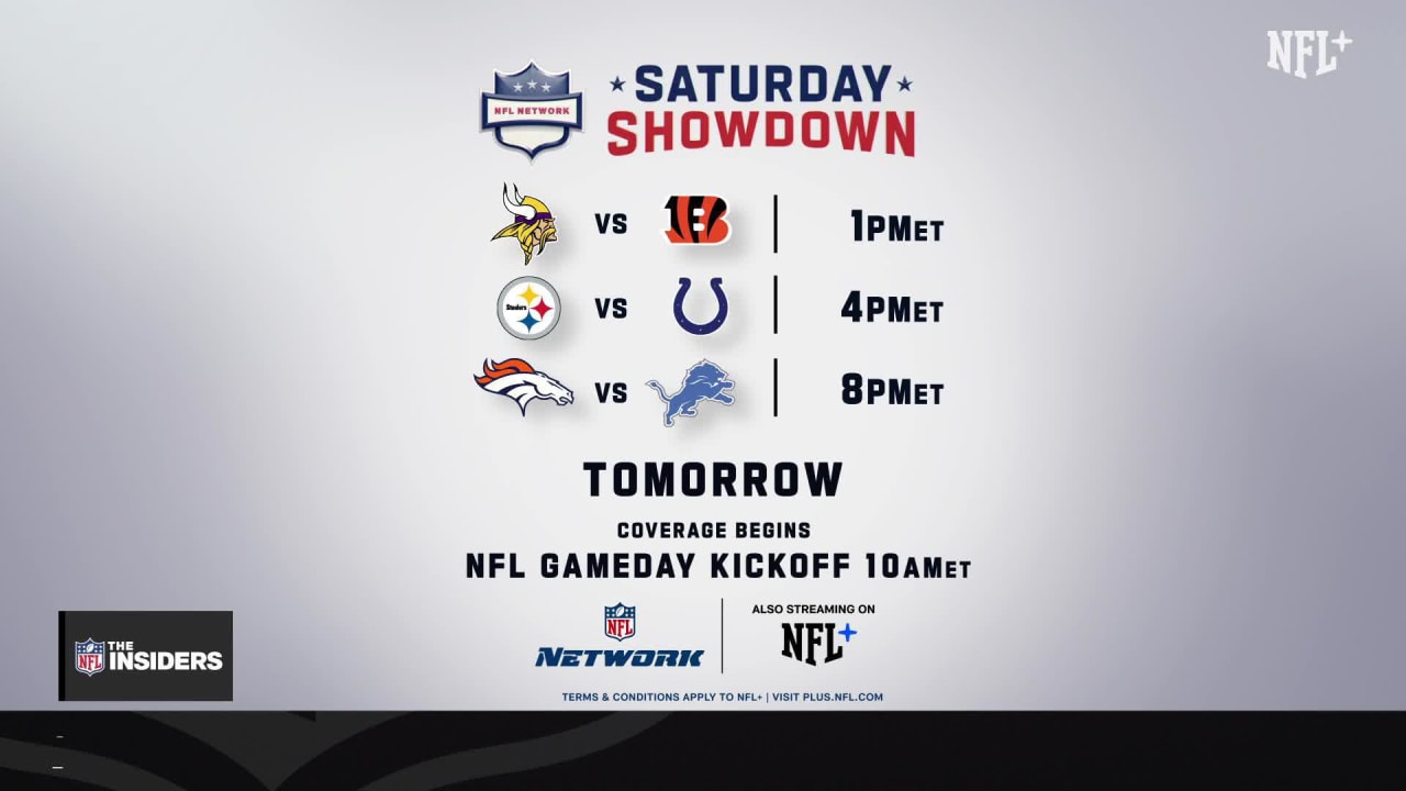 Baldinger previews 'Saturday Showdown' tripleheader in Week 15 'The Insiders'