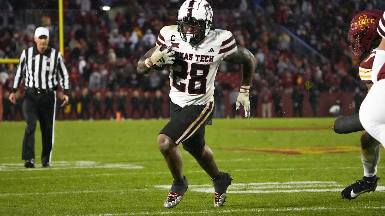 Texas Tech RB Tahj Brooks Wakes Up With 'GMFB' | NFL NETWORK VIDEO