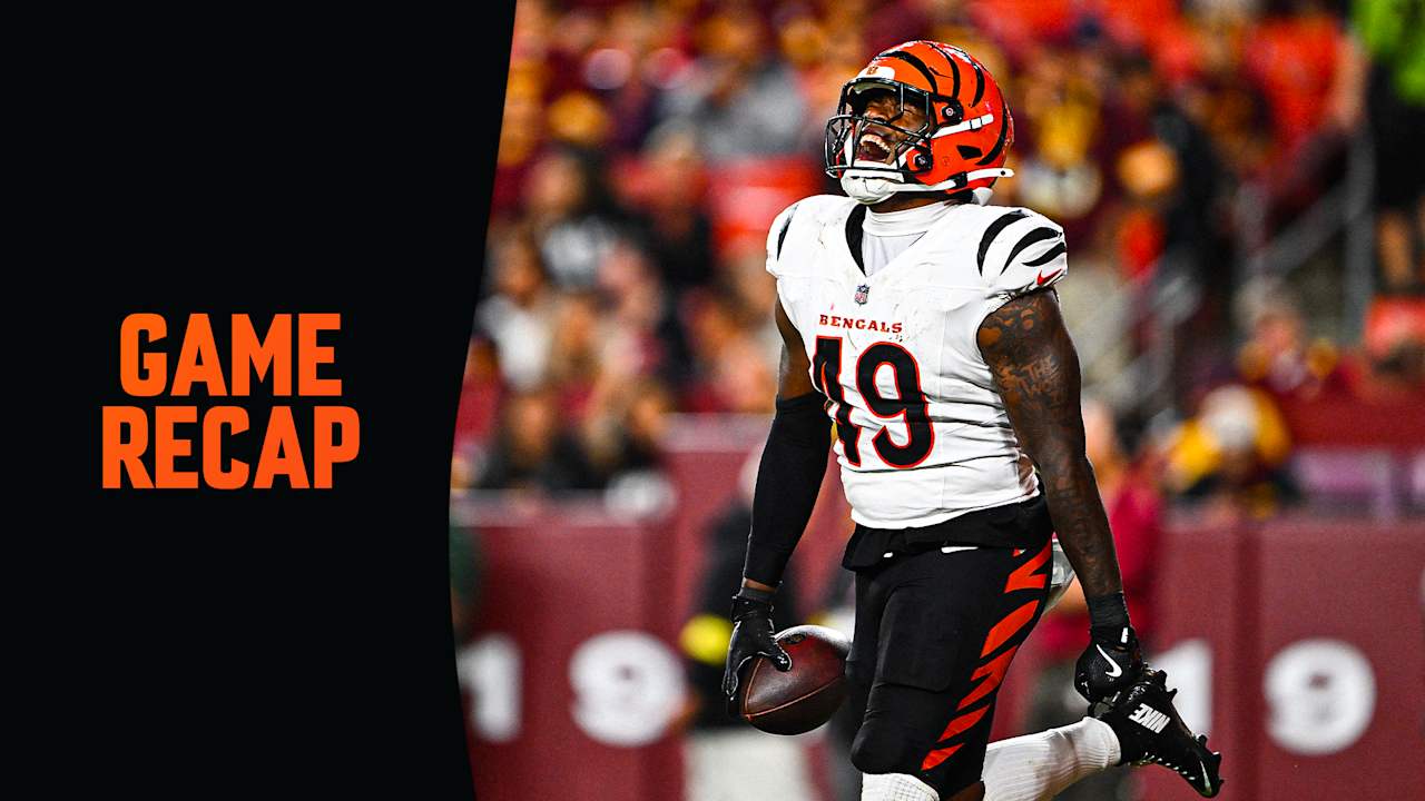 Bengals Commanders Postgame Recap | Stats, Notes and Quotes