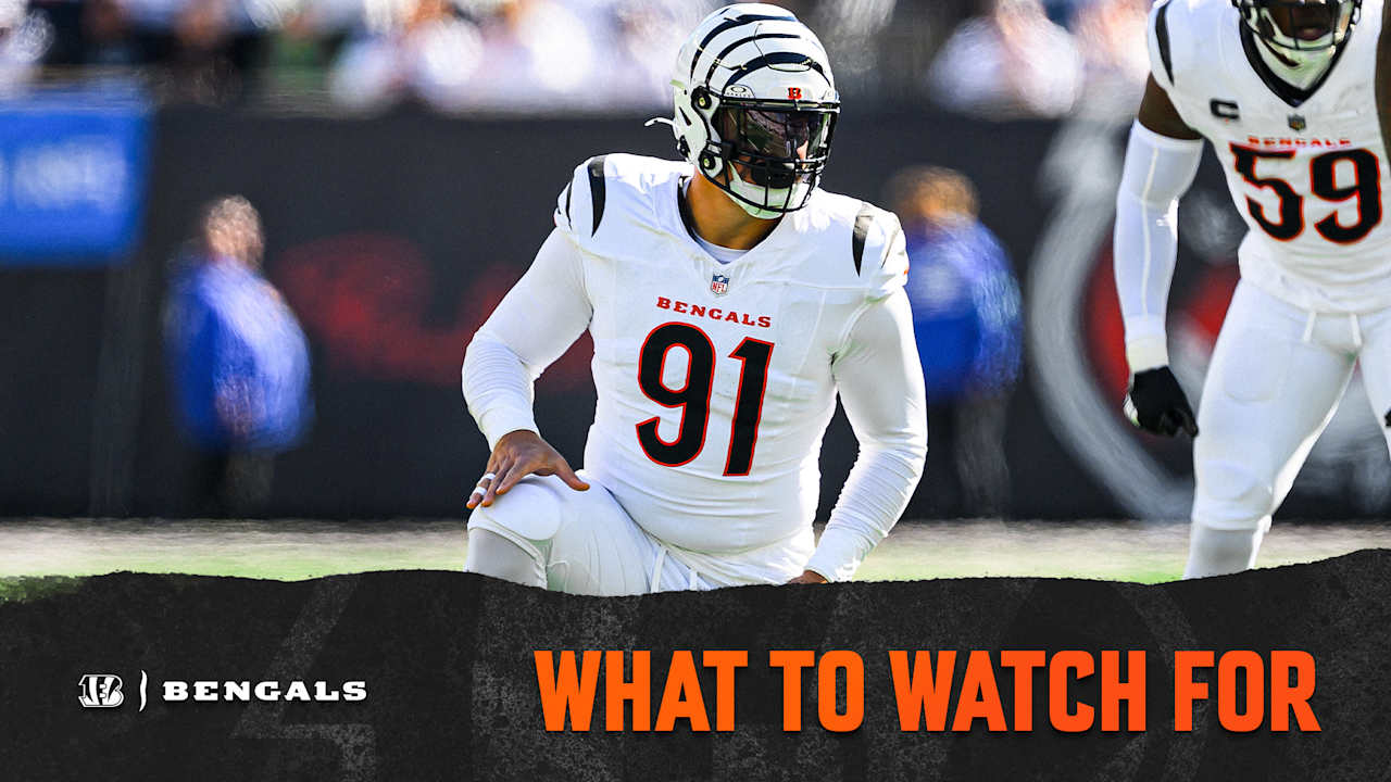 Bengals Raiders WHAT TO WATCH FOR