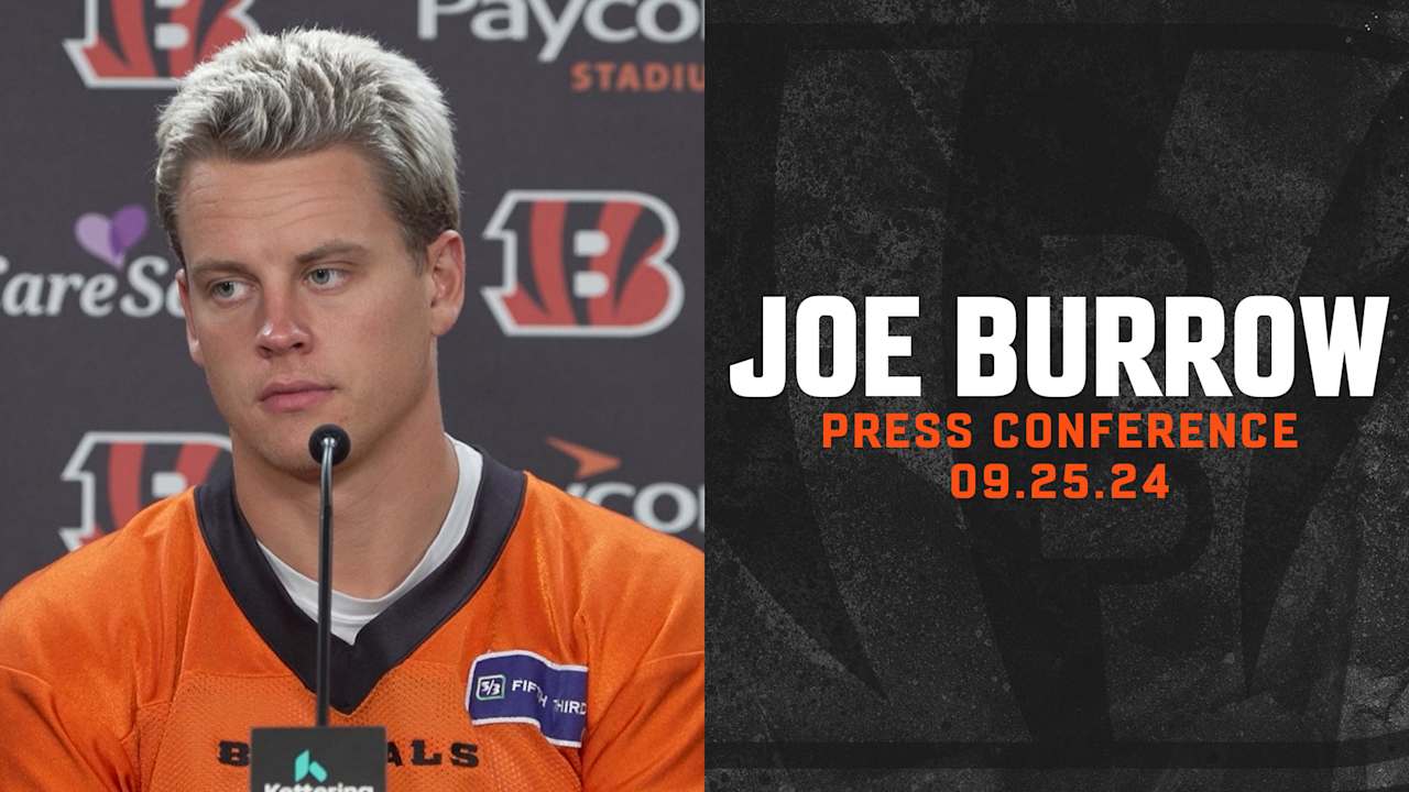 Joe Burrow Week 4 Bengals Press Conference September 25