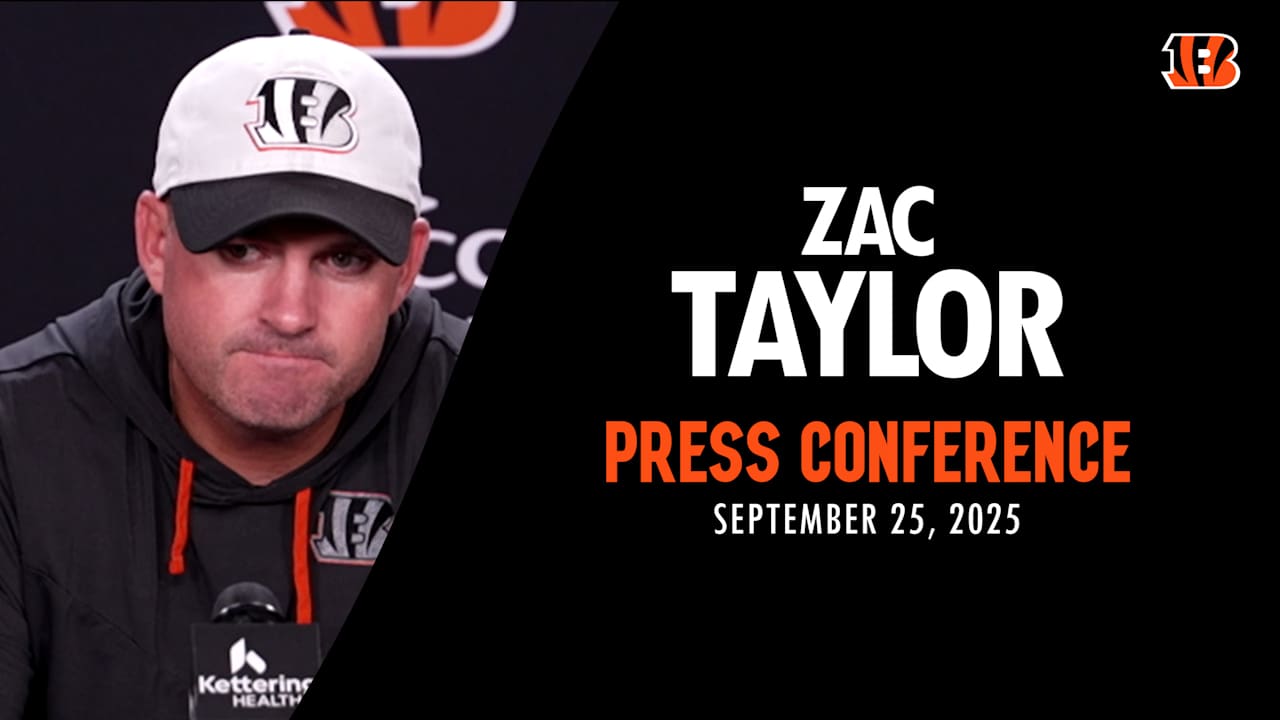 Zac Taylor: "I Like Where Out Team's At" | PRESS CONFERENCE