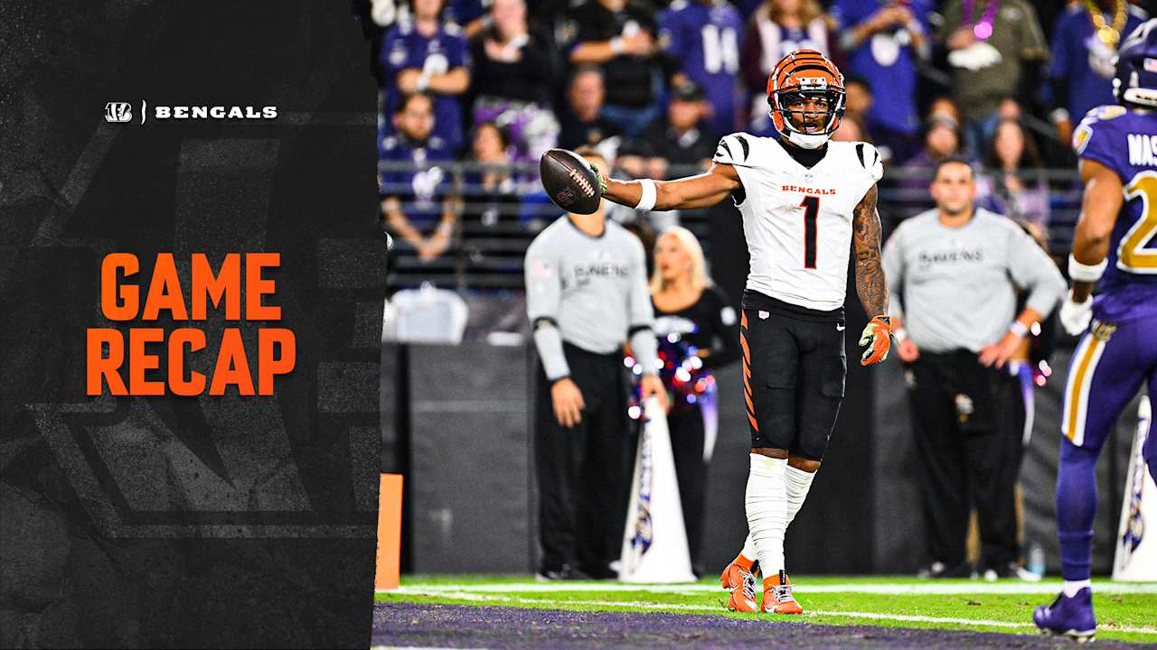 Bengals vs. Ravens Postgame Recap | Stats, Notes and Quotes