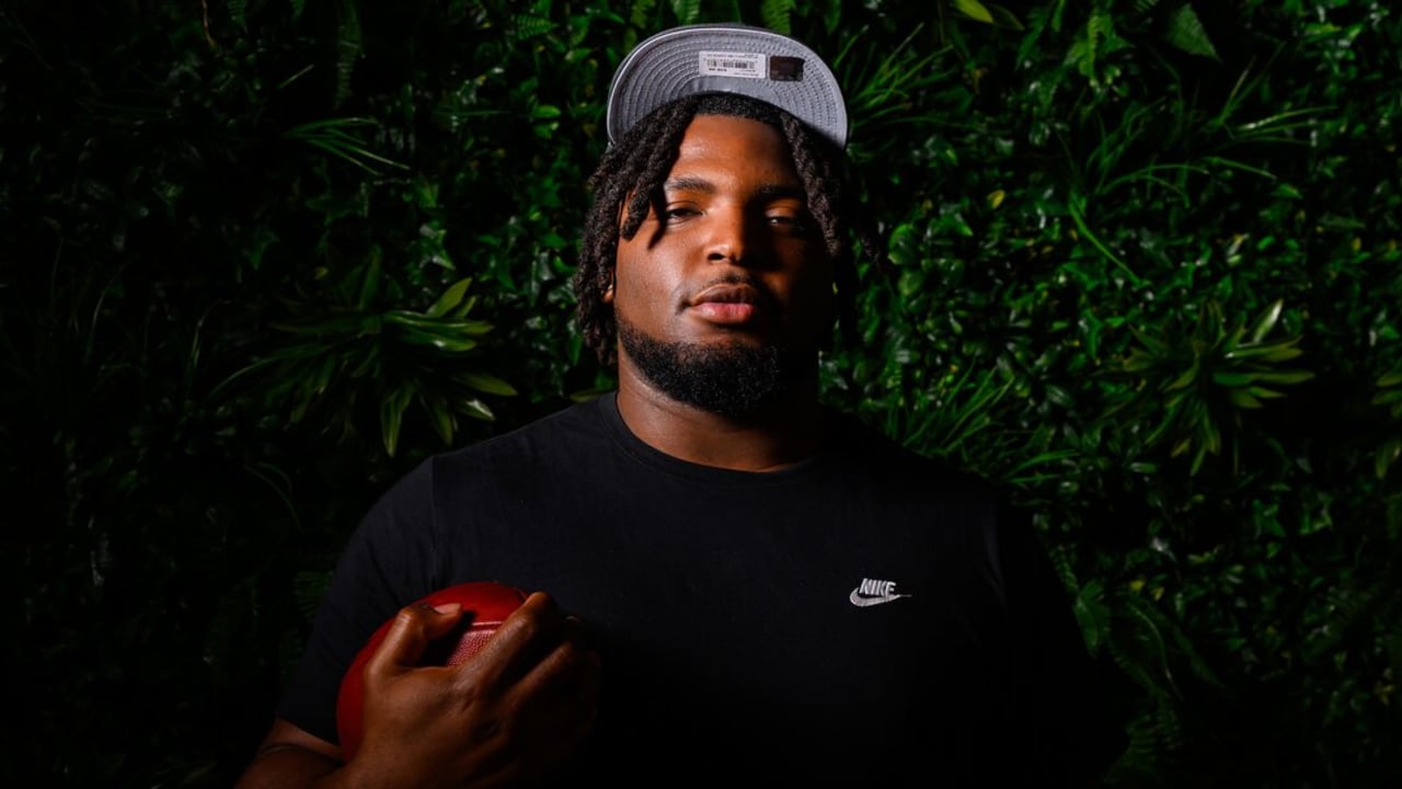 Bengals Draft Pick McKinnley Jackson (Texas A&M) Photoshoot