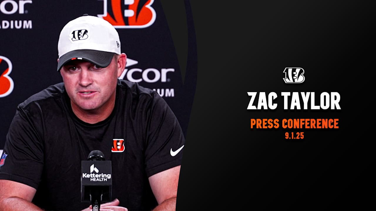 Zac Taylor September 1 | PRESS CONFERENCE