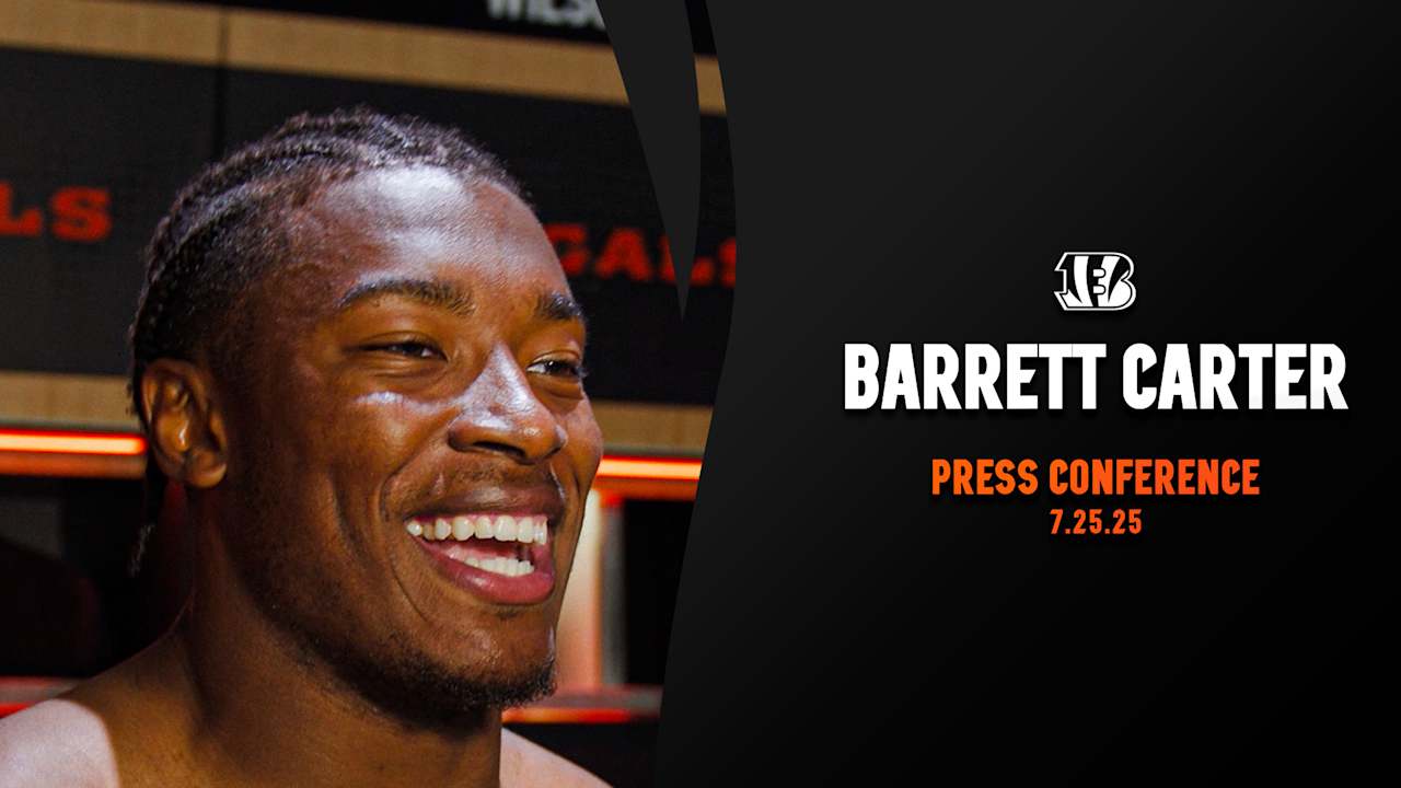 Barrett Carter Training Camp July 25 | LOCKER ROOM INTERVIEW