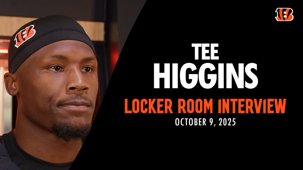 Tee Higgins October 9 | LOCKER ROOM INTERVIEW
