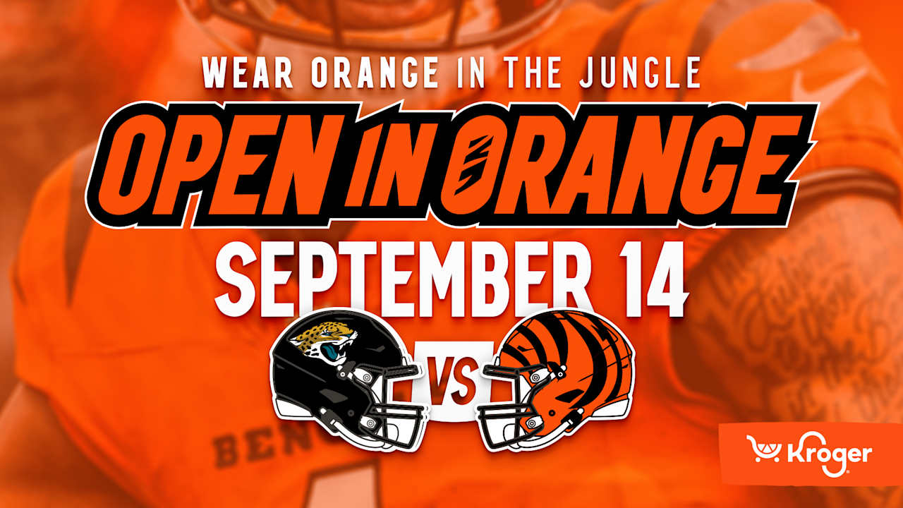 Open in Orange Returns with Orange out on Sept. 14 Against Jaguars