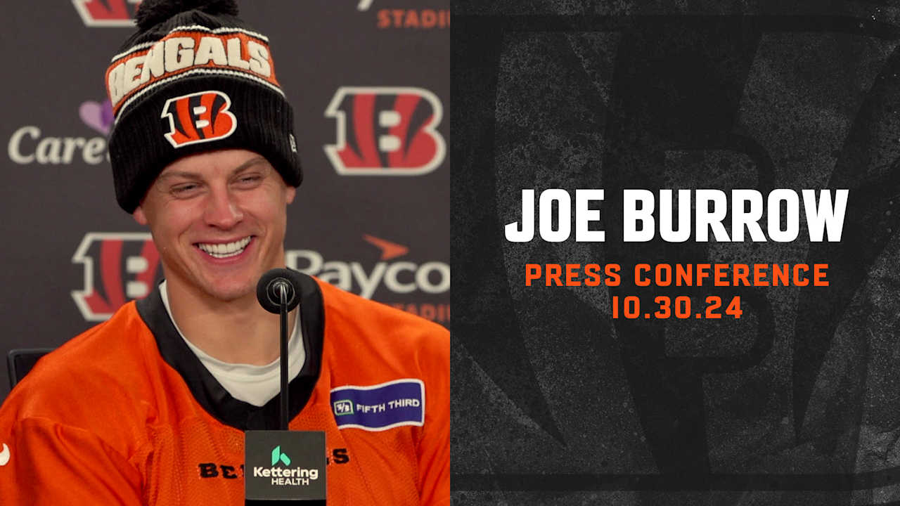 Joe Burrow Press Conference: "We Know What We Have To Do Going Forward"