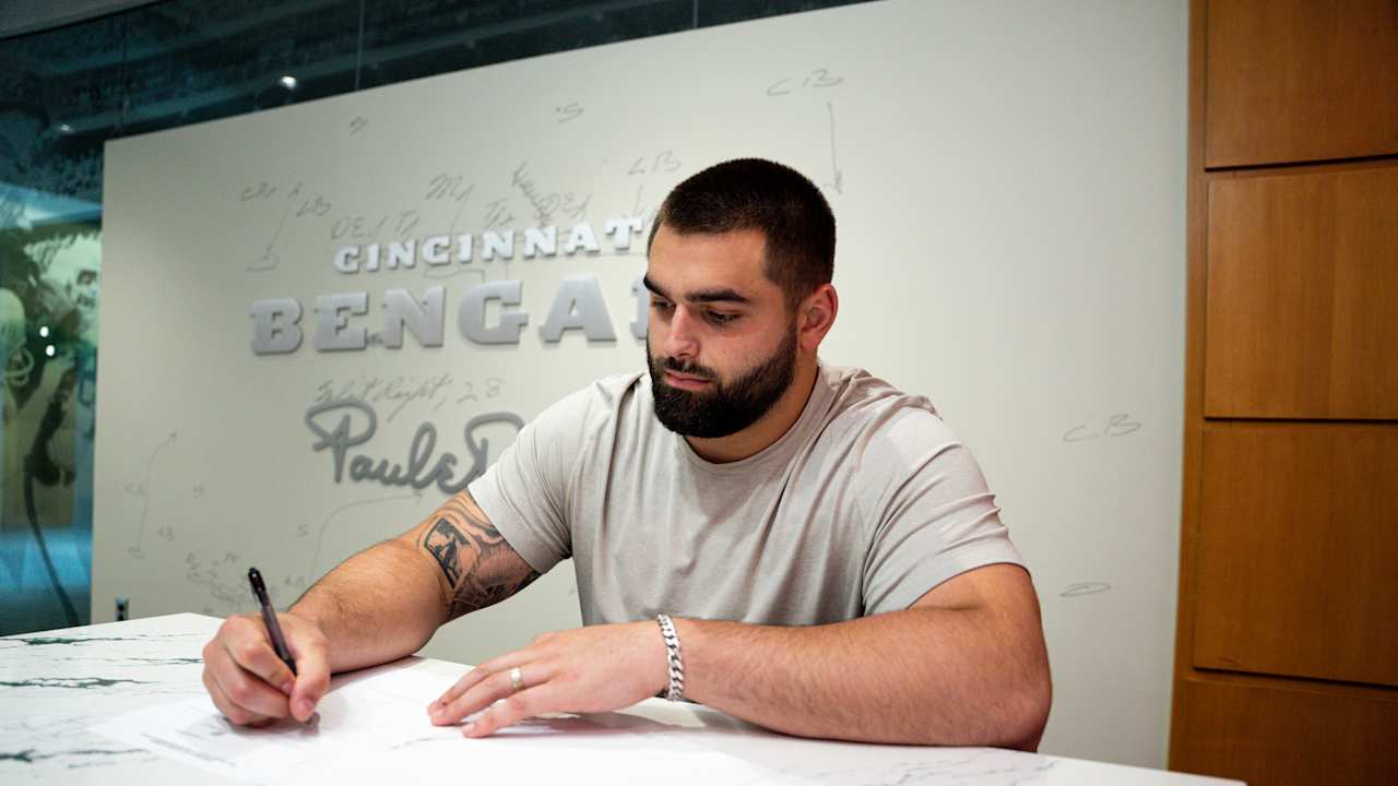 Bengals Draft Picks Sign Rookie Contracts | PLAYER PHOTOS