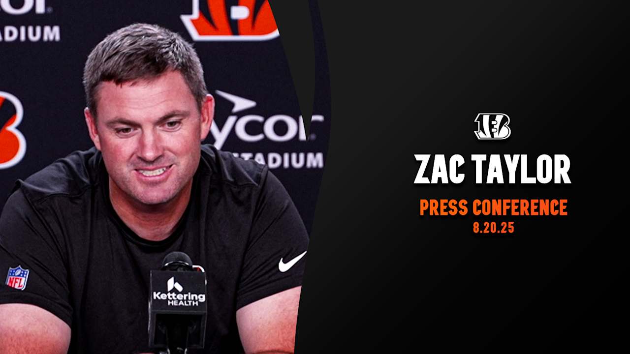 Zac Taylor Training Camp August 20 | PRESS CONFERENCE