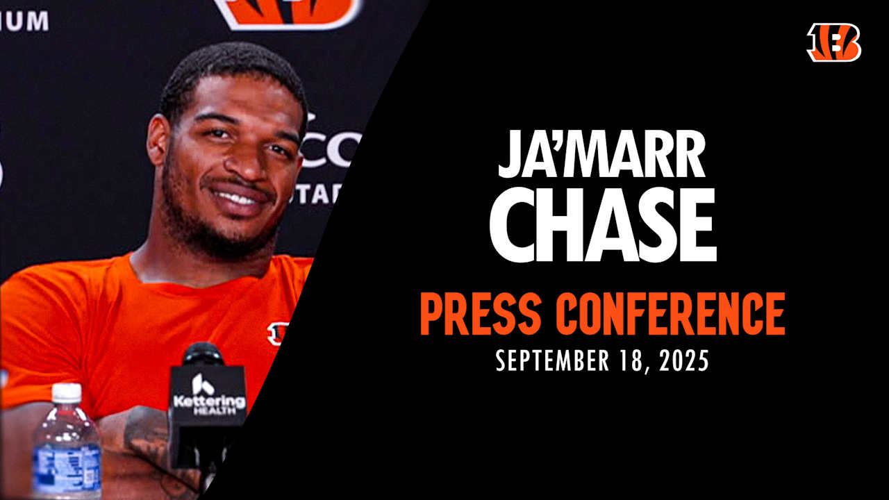 Ja'Marr Chase: "Everyone in the Locker Room is Confident" | PRESS ...