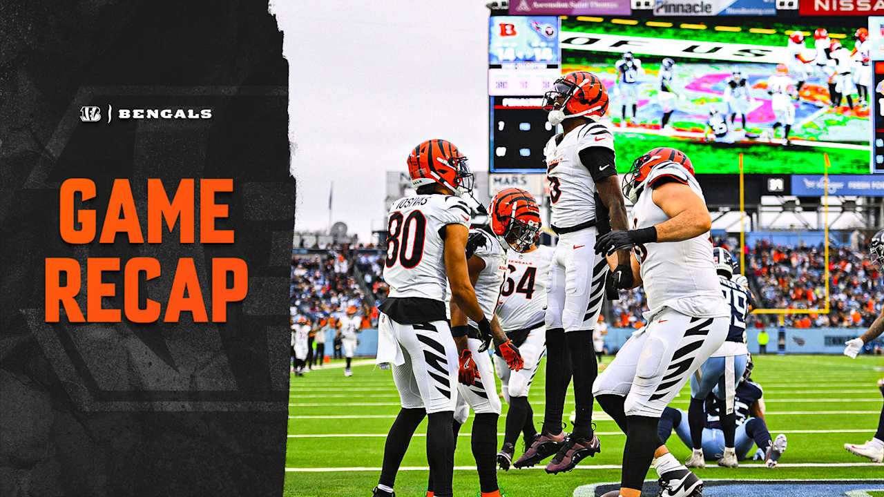 Bengals vs. Titans Postgame Recap | Stats, Notes and Quotes
