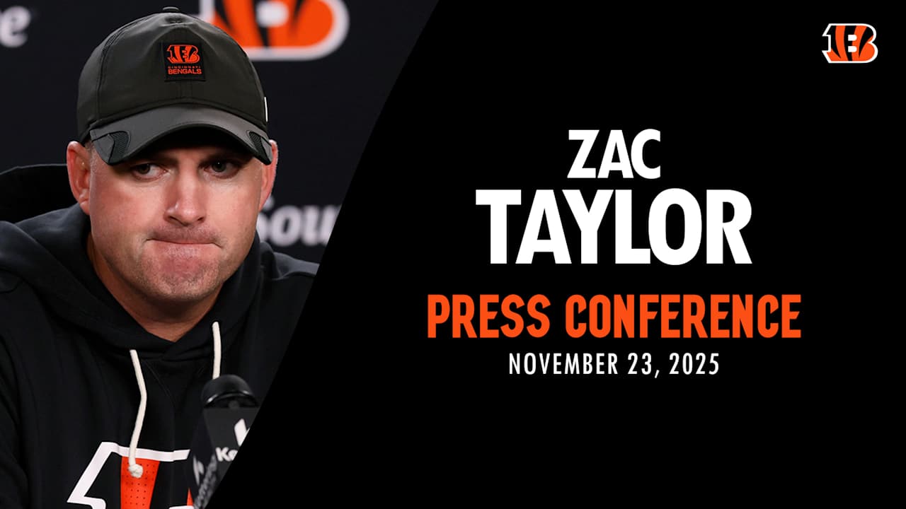 Zac Taylor Recaps Week 12 vs Patriots | PRESS CONFRENCE