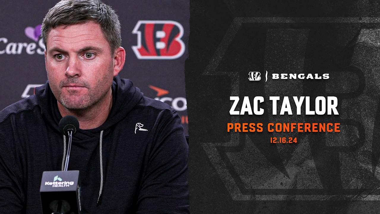 Zac Taylor PRESS CONFERENCE: "I Don't Take Winning Lightly"