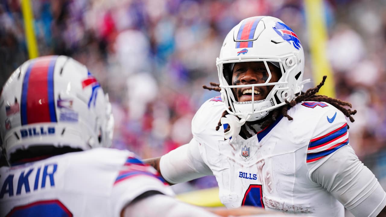 Best Photos of James Cook III 2025 NFL Rushing Title Winning Season