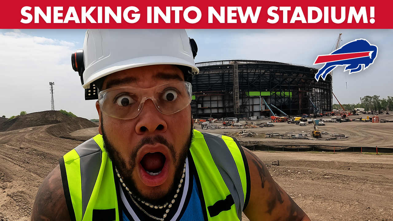 Bills Players Sneak Into New Highmark Stadium Construction Site Vlog!
