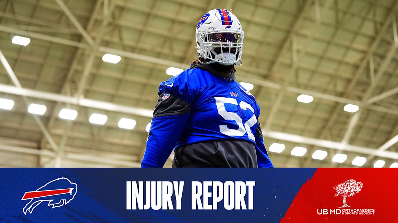 Buffalo Bills injury report vs. Browns | Week 16